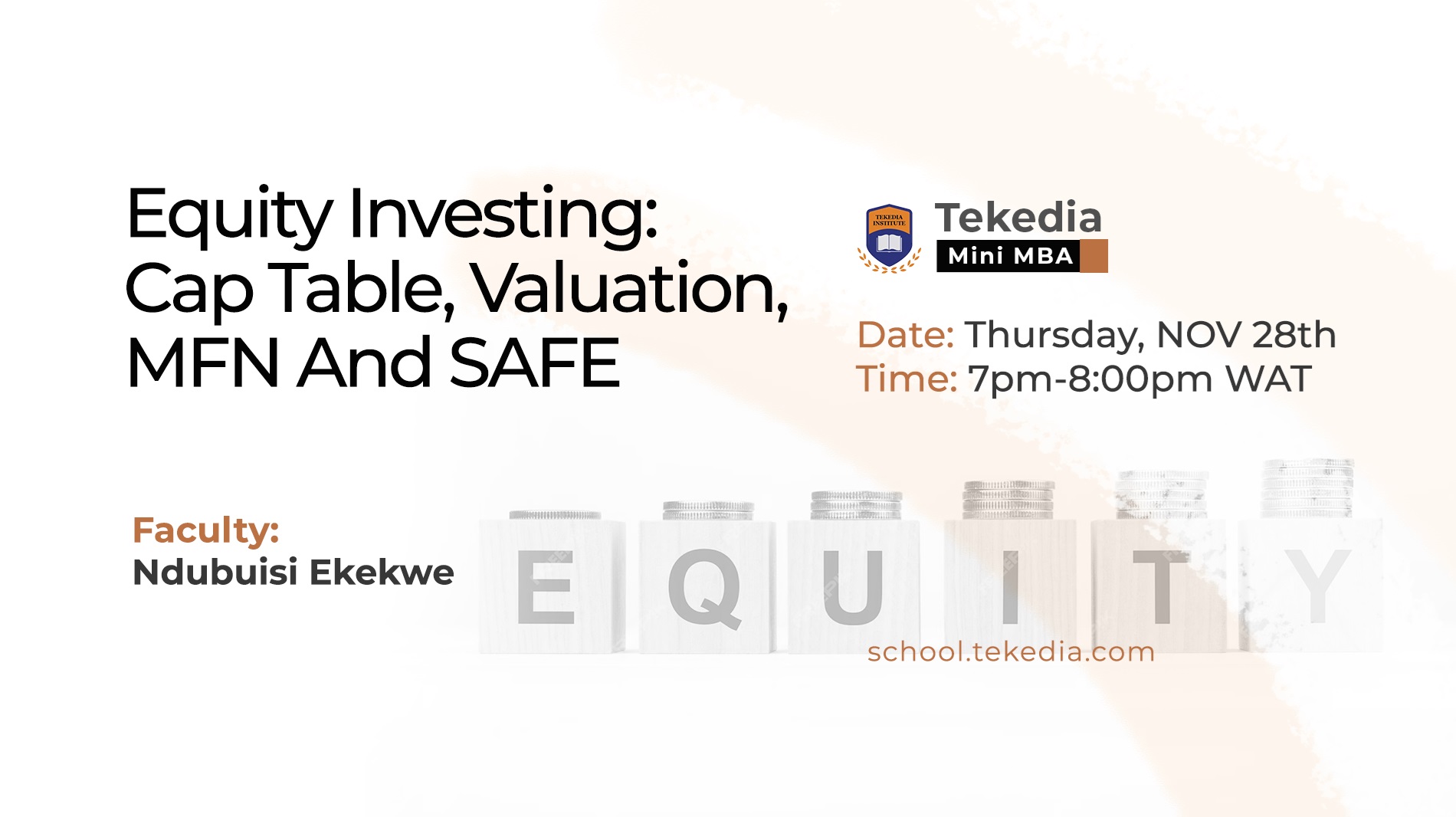 Equity Investing: Cap Table, Valuation, MFN And SAFE – Ndubuisi Ekekwe ...
