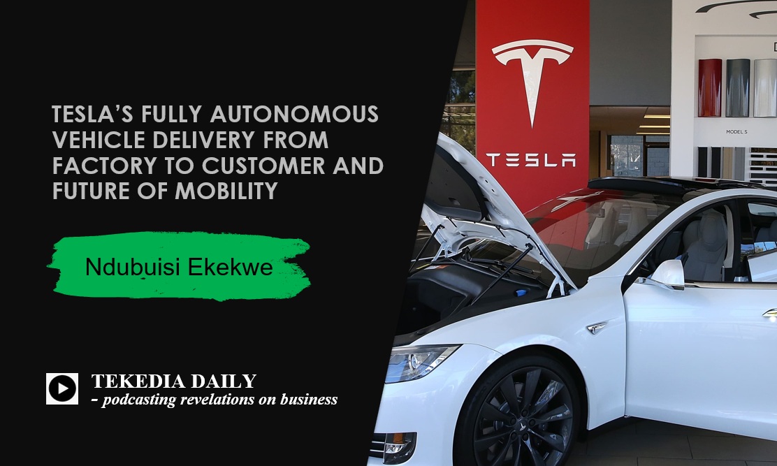 Tesla’s Fully Autonomous Vehicle Delivery from Factory to Customer And ...